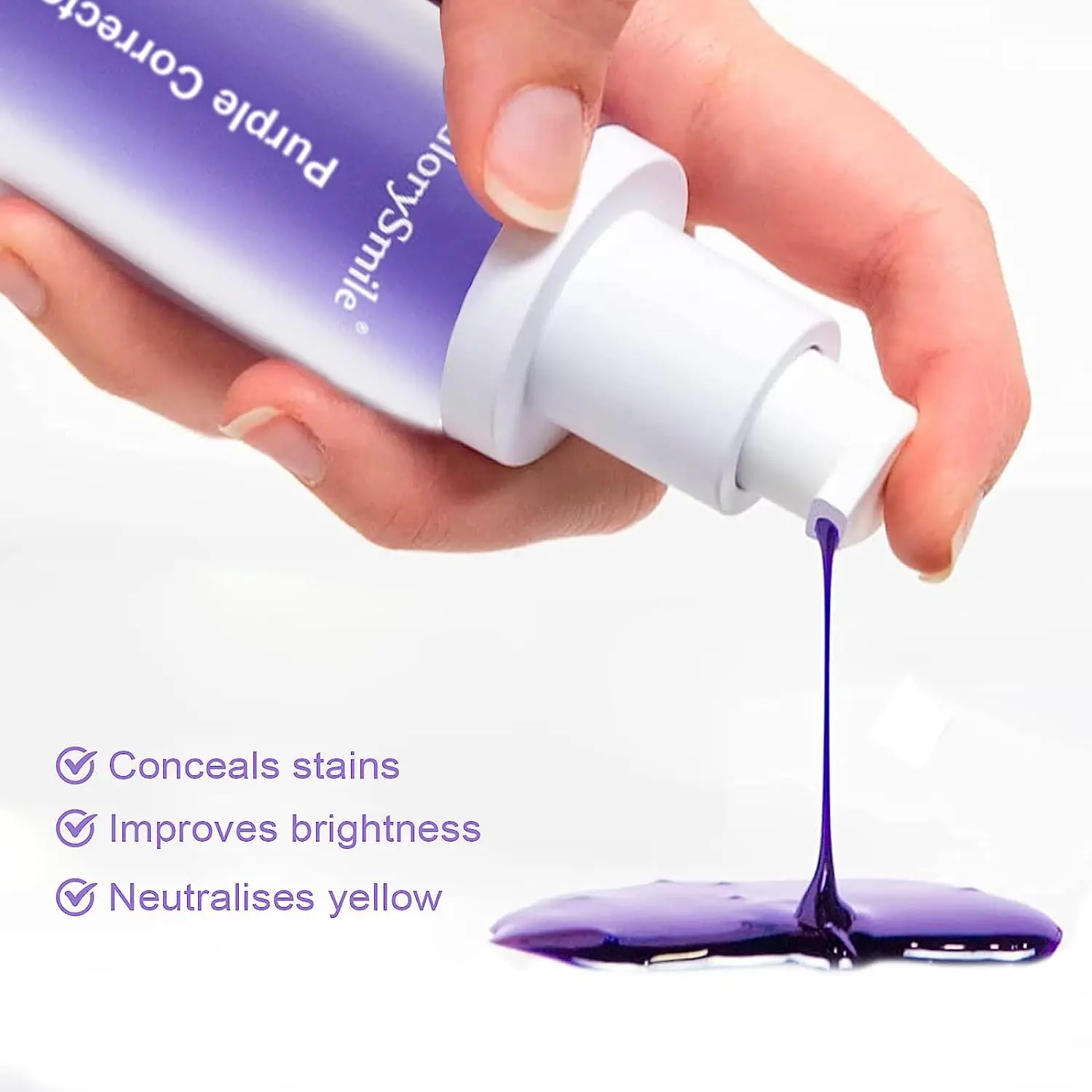 Glorysmile V34 Purple Toothpaste - Instant Teeth Whitening