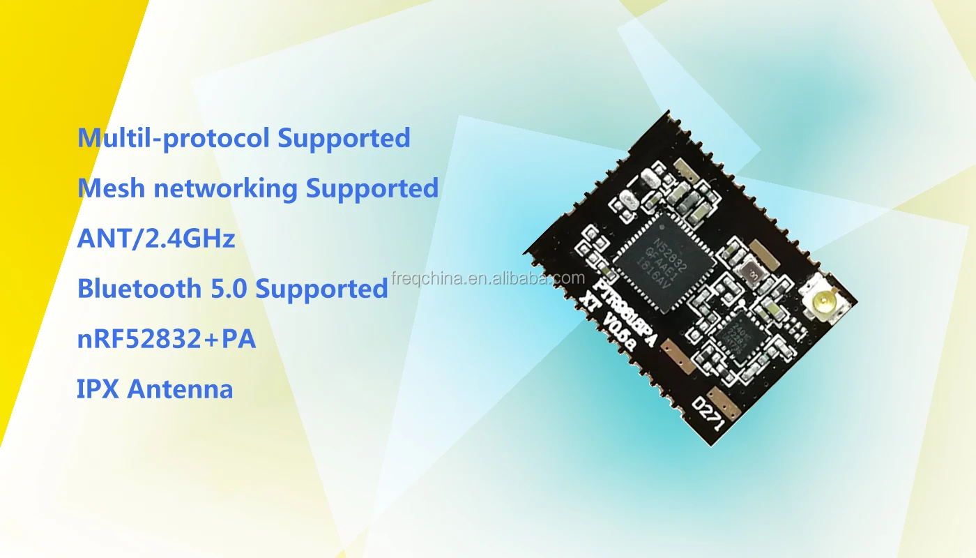 Electronic Components Ipx Antenna Nordic Bluetooth Module Bluetooth Wireless 5.0 Nrf52832 Module ...