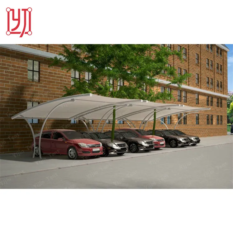Steel Roof Structure Car Parking Canopy | Eco-Friendly, Fire Resistant ...