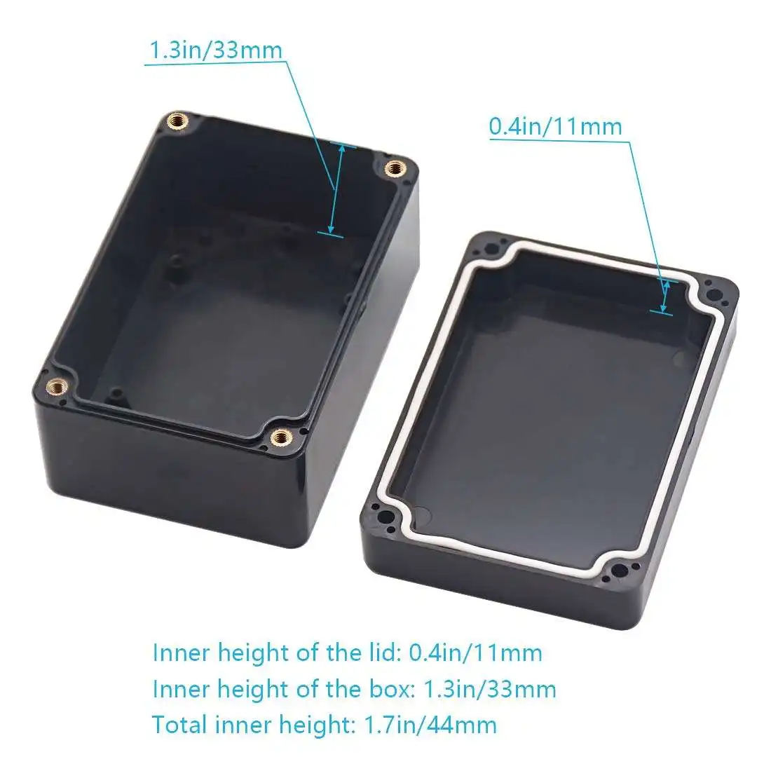 Ip68 Waterproof Electrical Plastic Junction Box For Outdoor Usage - Buy ...