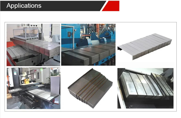 CNC Machine Used Steel Profile Wiper for Telescopic Cover