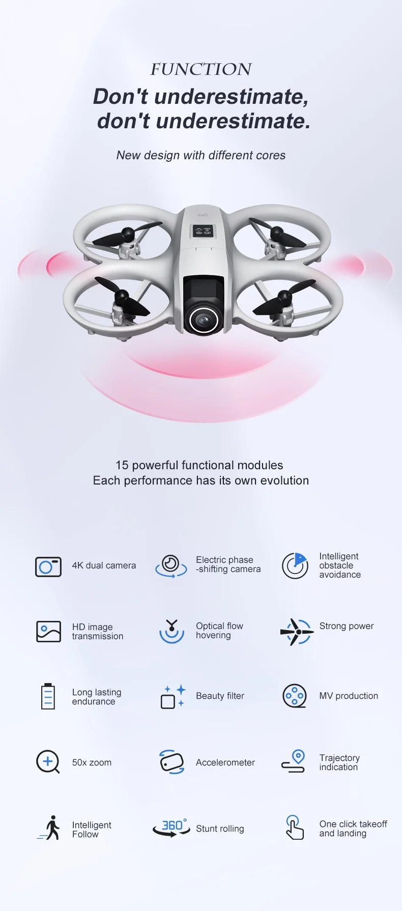 I1 Pro Brushless Motor Drone with 4K Camera - Remote Control Quadcopter ...