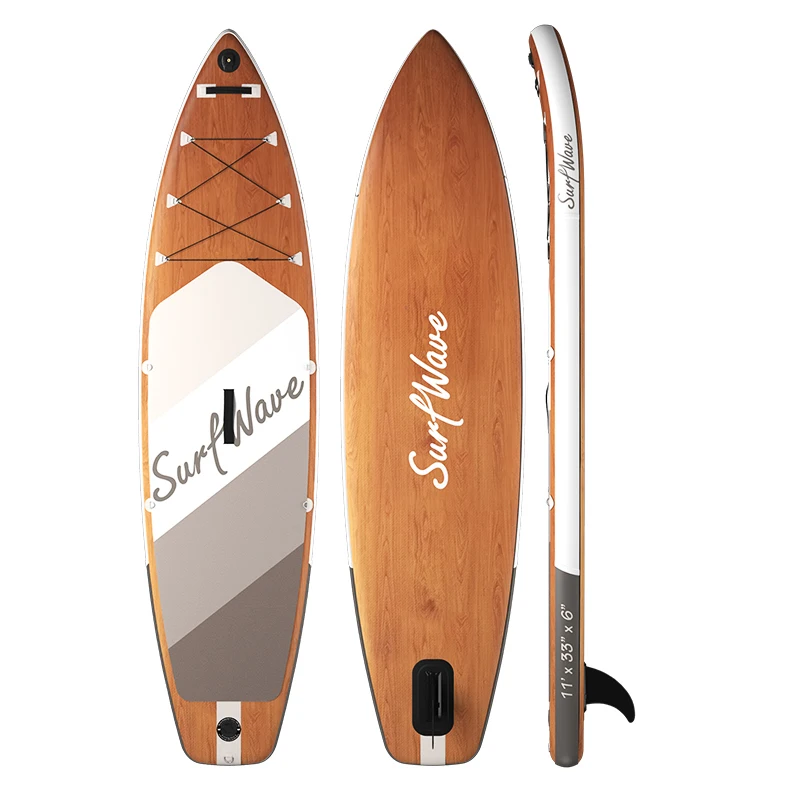 Standing Inflatable Longboard Drifting Wakeboard Paddle Board Sea ...