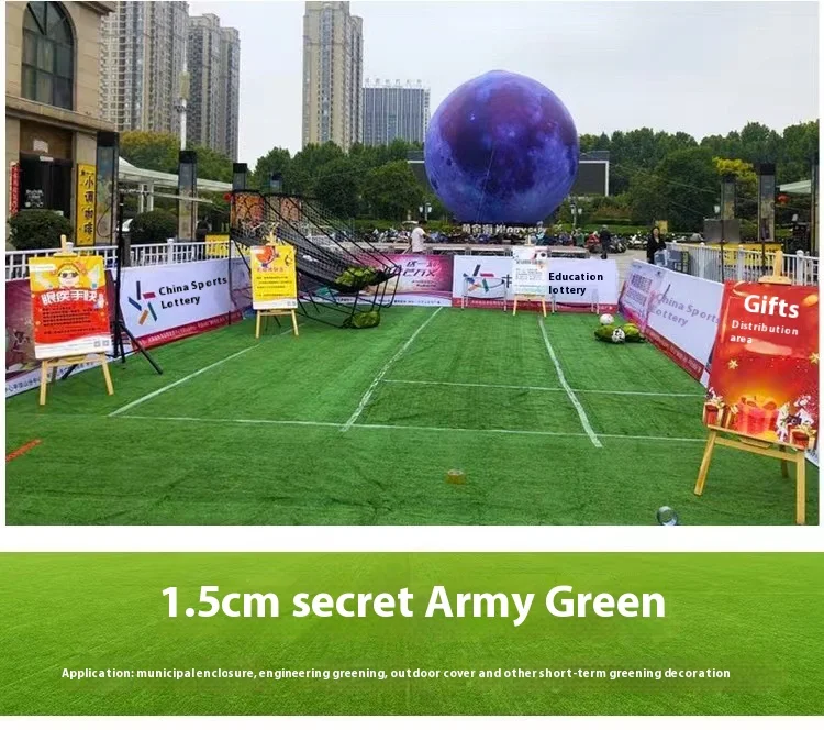 Outdoor kindergarten artificial lawn football field carpet green turf ...