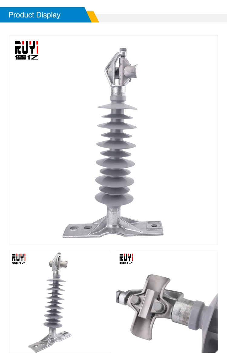 FZSW 33KV 35KV Horizontal Line Post Insulator with Clamps