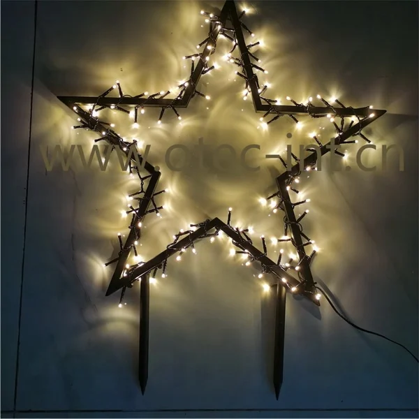 Metal Led Decorative Star Stake Outdoor Lighting Christmas - Buy ...