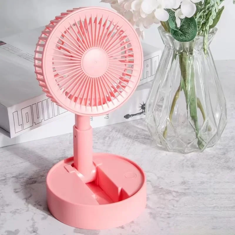 Handheld Telescopic Mini Foldable Desktop Electric Fan - Buy Mini Fan ...