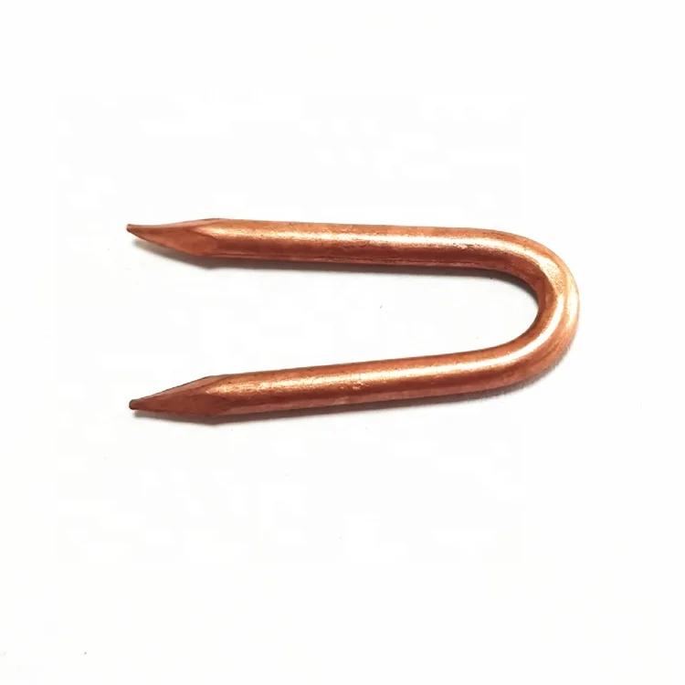 Copper U Nails Diamond Point Fence Staples Galvanized Double Point ...