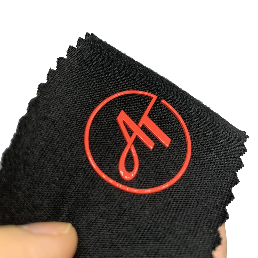 Custom 3d Logo Heat Press Silicone Raised Rubber Heat Transfer Iron On Patch Sticker For T-shirt ...