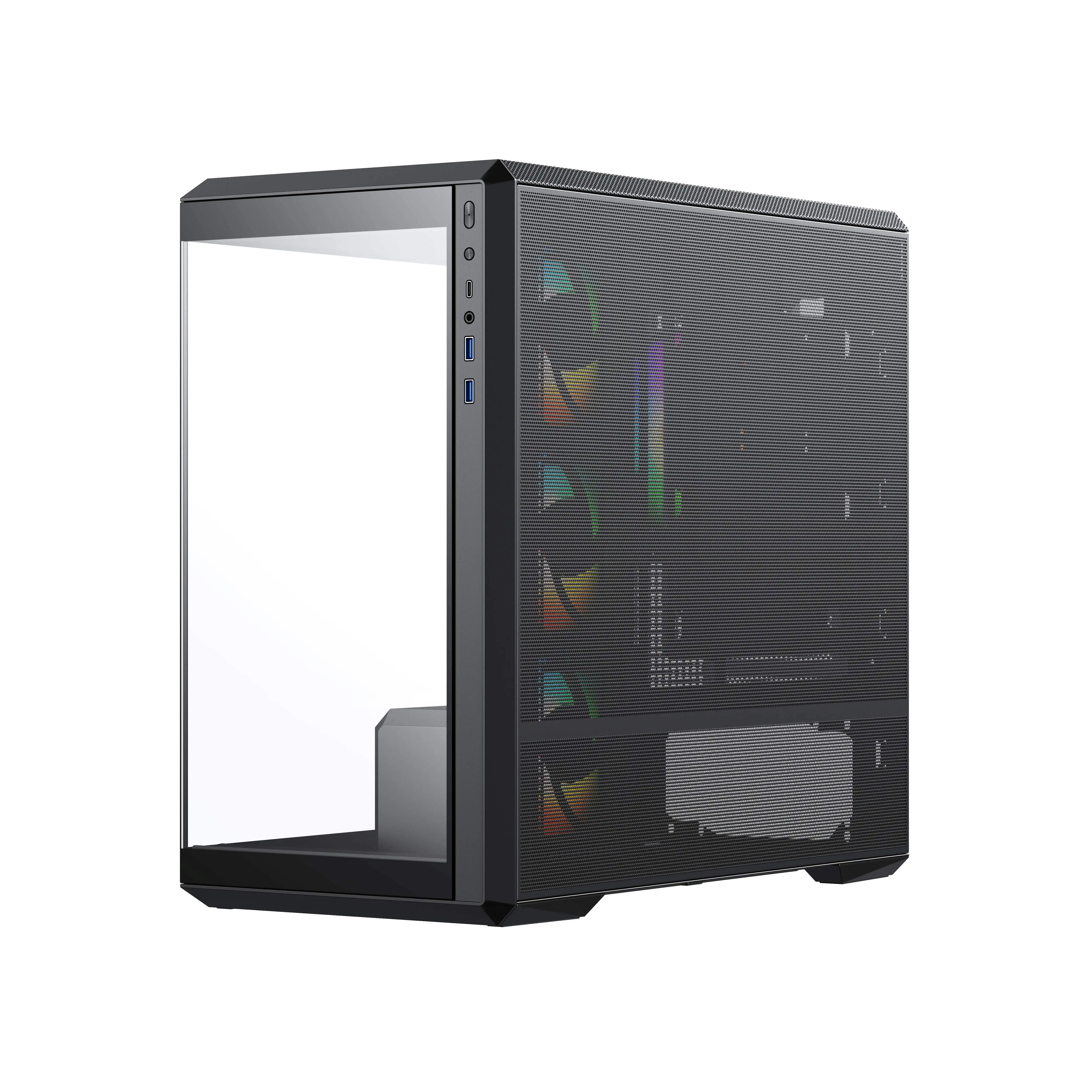 2023 Latest Design Oem Dual Tempered Glass Desktop Computer Case Pc ...