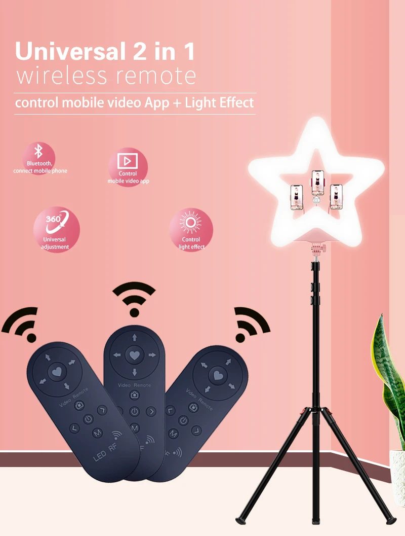 20" Star Ring Light RGB Color 3000-6500k 45W Led Ring Light - GSM-Forum