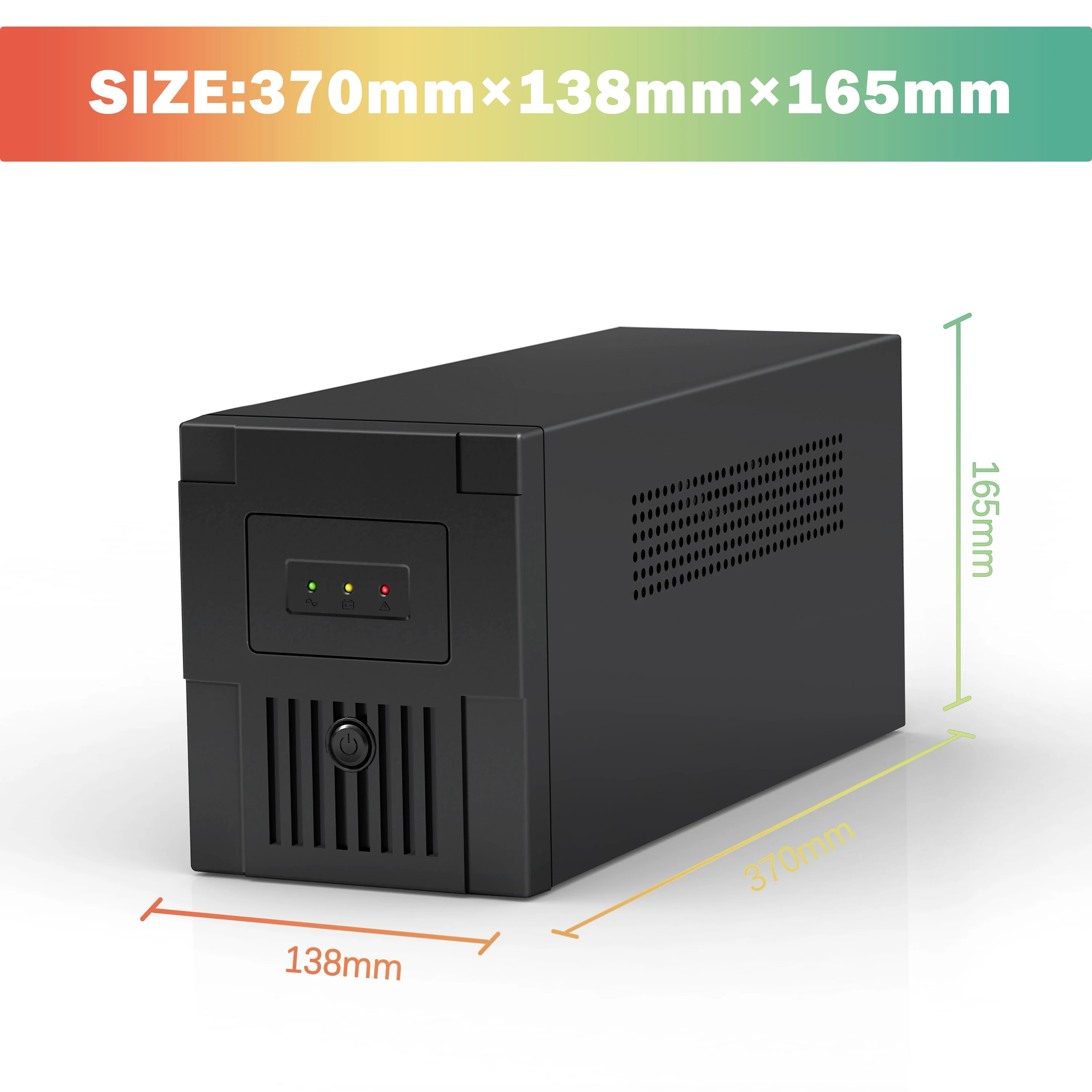 Single Phase Power Supply Ups 1000va 600w With Power Factor Correction ...