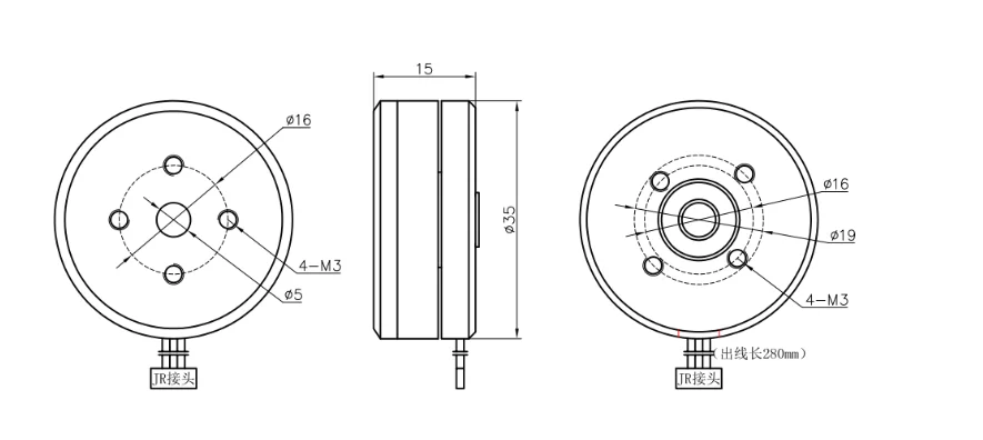 GBM2804H-100T DC Gimbal Motor - High Performance & Certifications