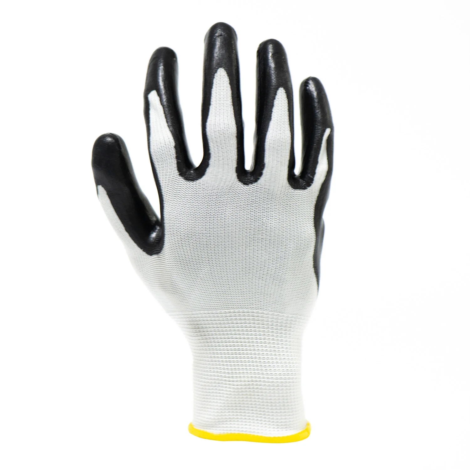 High Performance Safety EN 388 13 Gauge Nylon Smooth Nitrile Coated Work Gloves EN 388| Alibaba.com