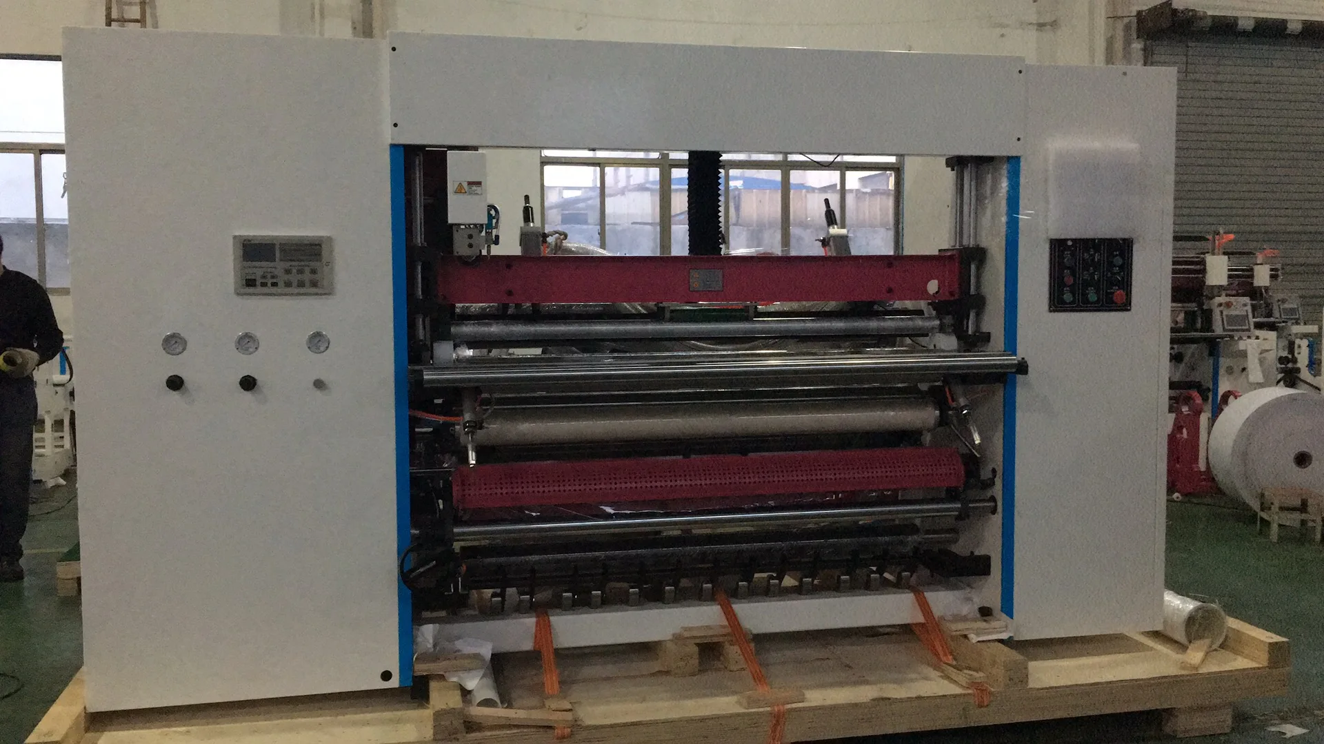 Semi Automatic Thermal Paper Production Line With Inline Printing For ...