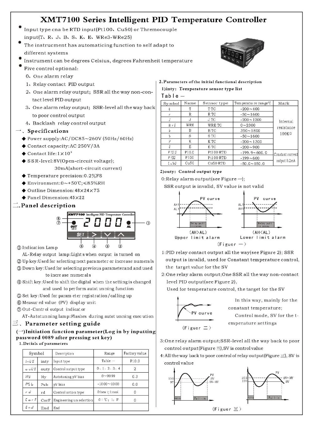 XMT7100 DC12V Intelligent LED Digital PID Temperature Controller| Alibaba.com
