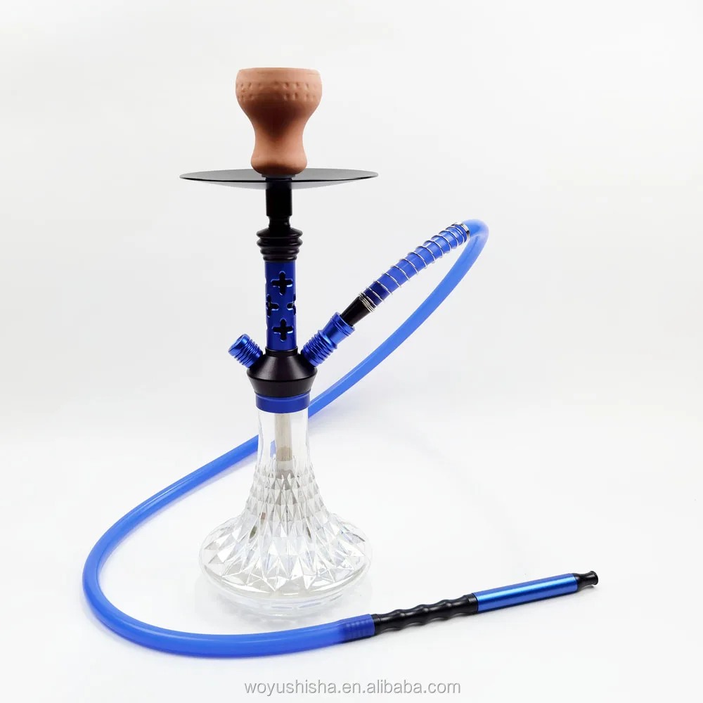 WOYU Hubbly Mini German Glass Shisha Hookah Pot with Bag