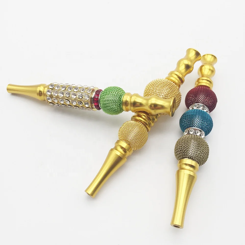 Hot Sale Diamond Smoking Pipes Hookah Mouthpieces Tips Blunt Holders ...