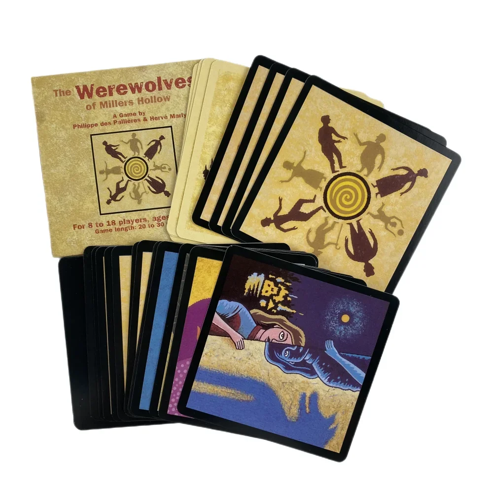 The Werewolf Cards A 24 Table Game With Paper Guidebook Puzzle Leisure ...