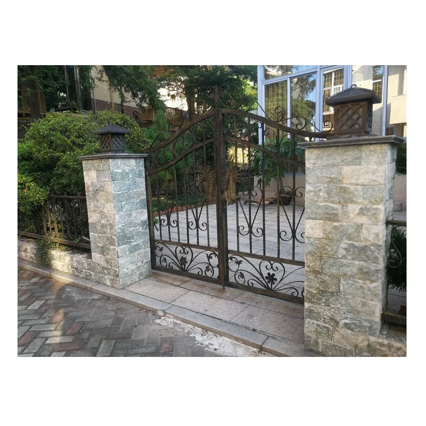 Customized G603 White Granite Mushroom Stone Gate Pillar Tiles - Modern ...
