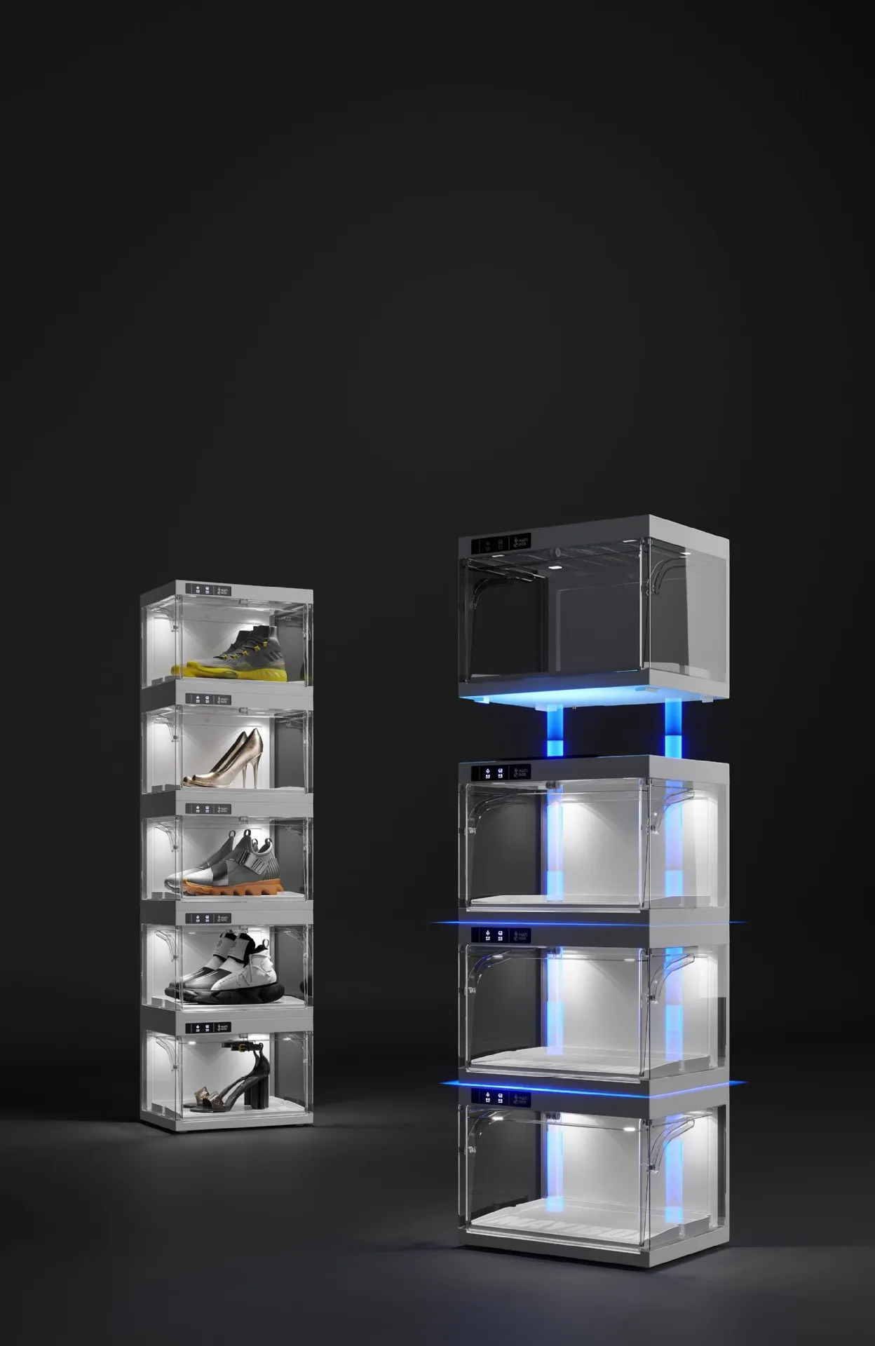 FANDENG Shoe Organizer - Smart, Stackable Storage Solution