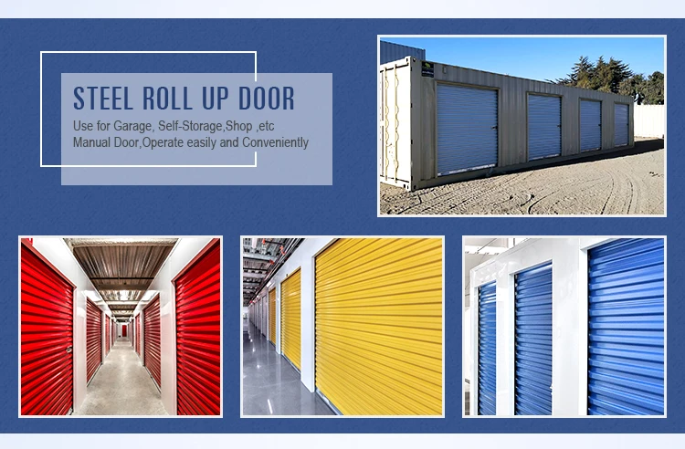 Modern Style Automatic Steel Roll Up Door For Shop - Buy Shop Rolling ...