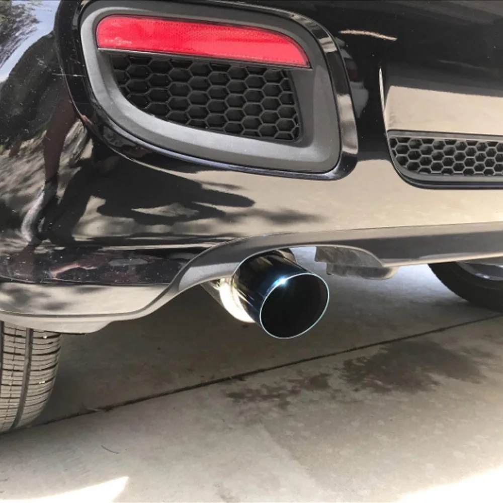 Universal Polished Stainless Steel Exhaust Silencer