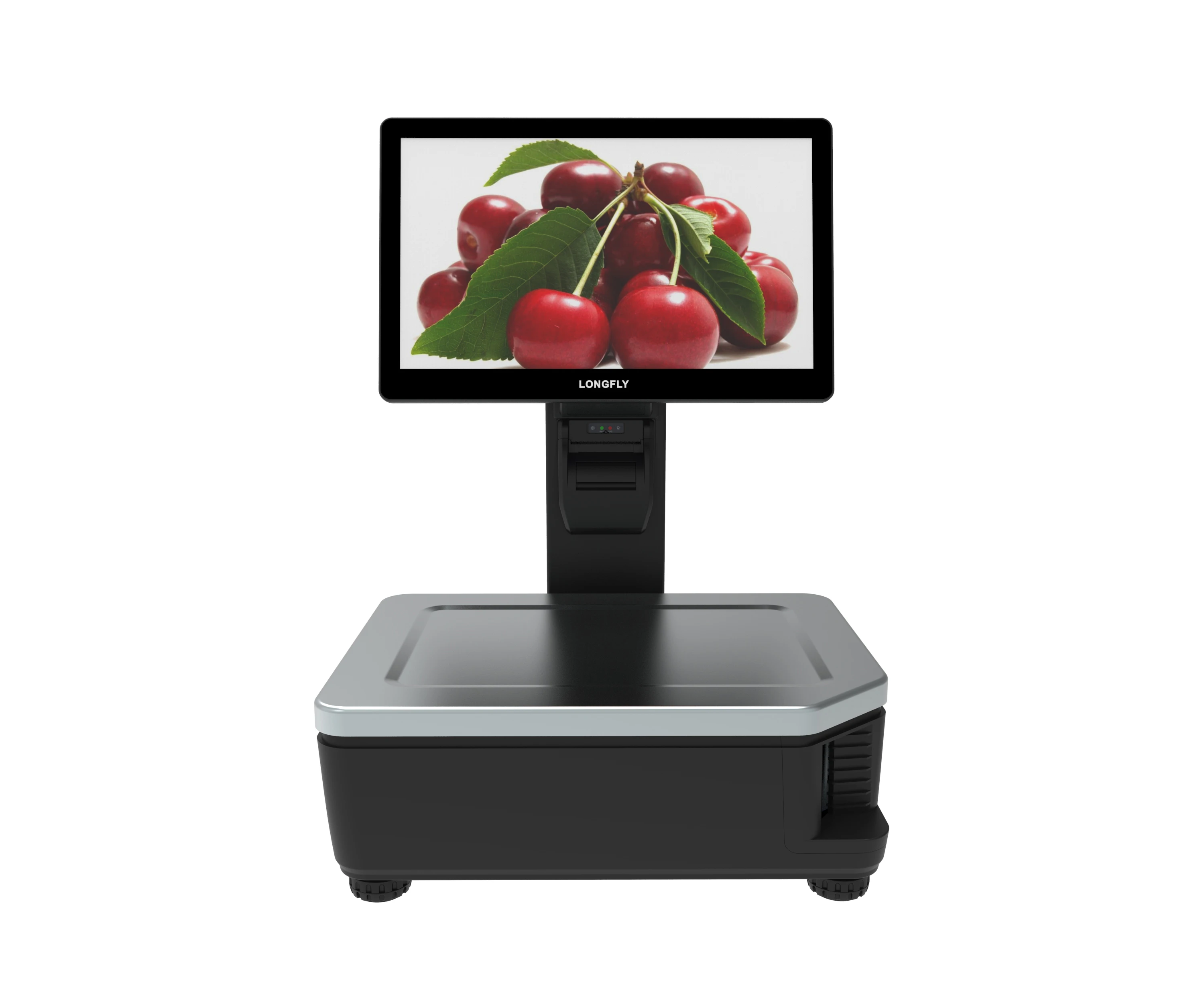 LongFly 15.6 Touch Screen Label Weighing Scale Ai Android Cash Register ...
