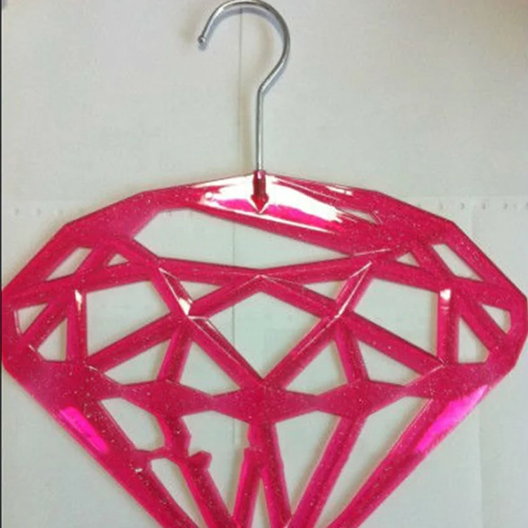 Polystyrene Crystal Diamond Hangers,Plastic Hanger,Scarf Hangers - Buy ...