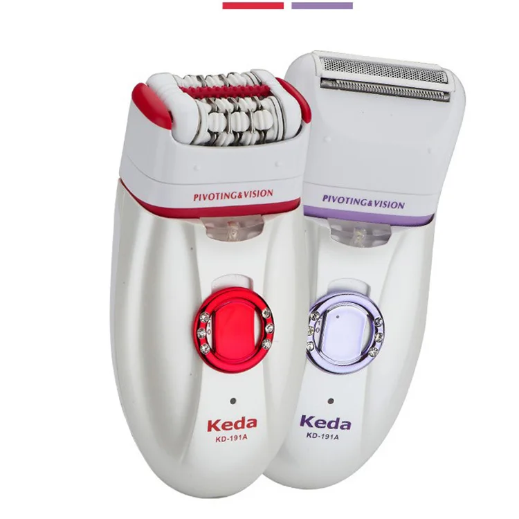 Kd191a 2 In 1 Lady Electric Beauty Care Hair Removal Shaver Epilator ...