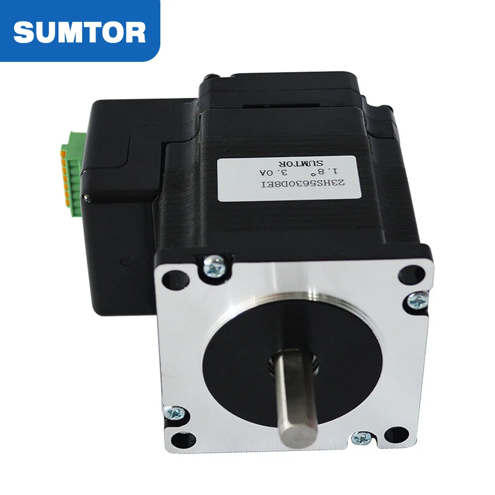 56mm 3a Plc Nema 23 Cheap Integrated Smooth Stepper Motor And Driver Ce ...