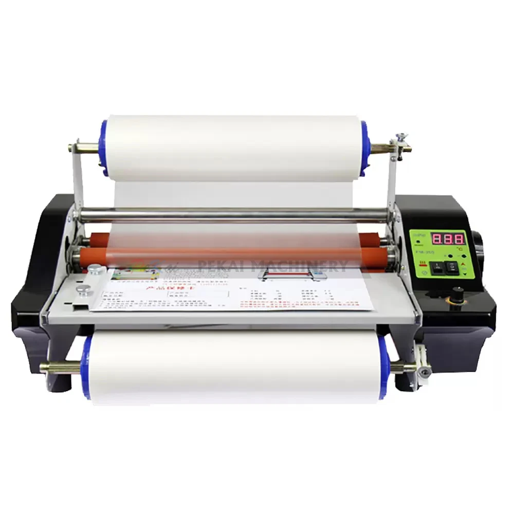 Small Automatic Double Sides Hot And Cold Laminator Laminating Machine ...