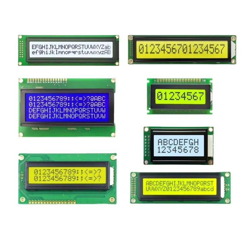 16x2 Character Display 20x4 Spi/i2c/parallel Interface 0802 Monochrome Lcd Display - Buy 2 Lines ...