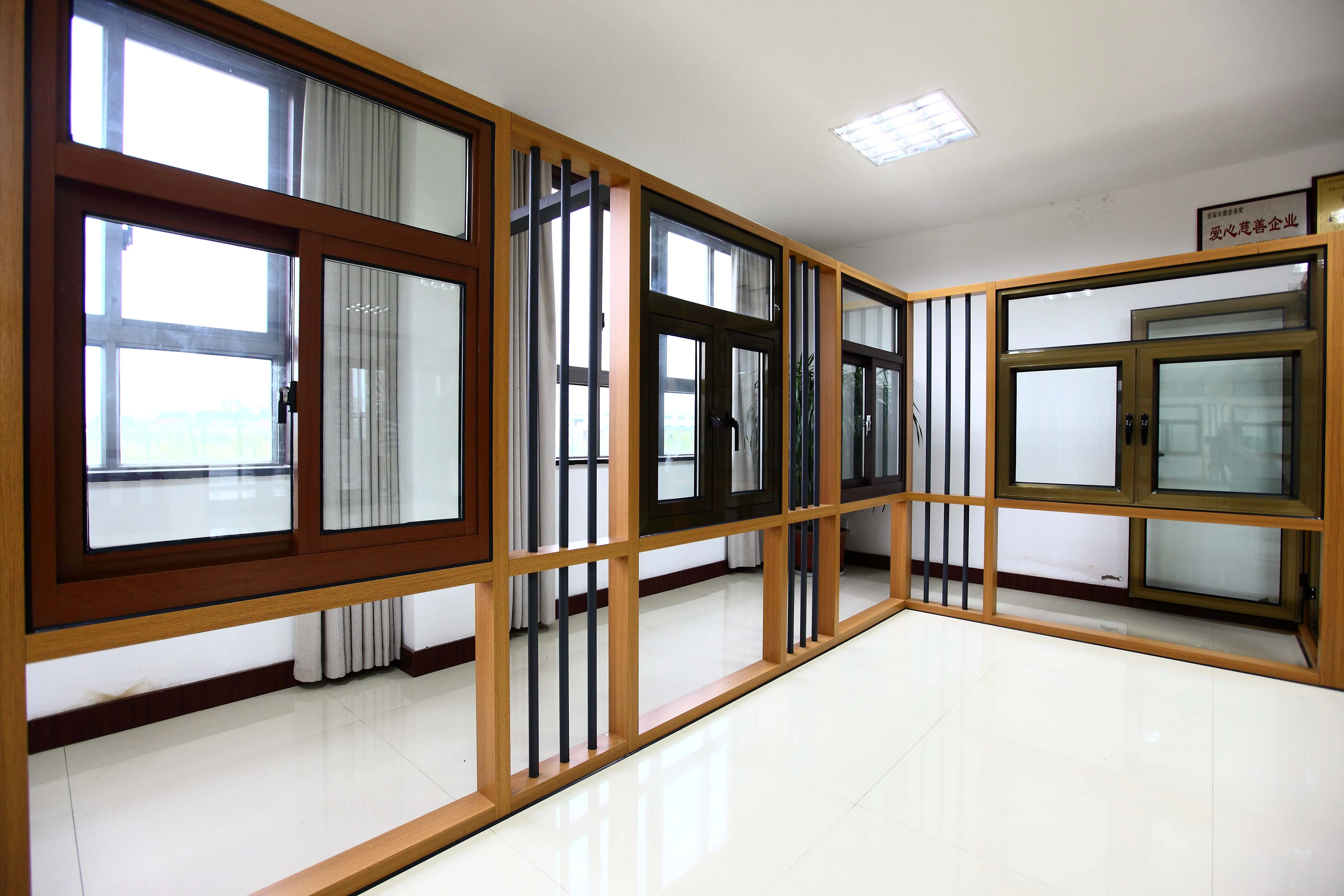 Shengxin Aluminium Vertical Casement Window Design Double Glazing ...