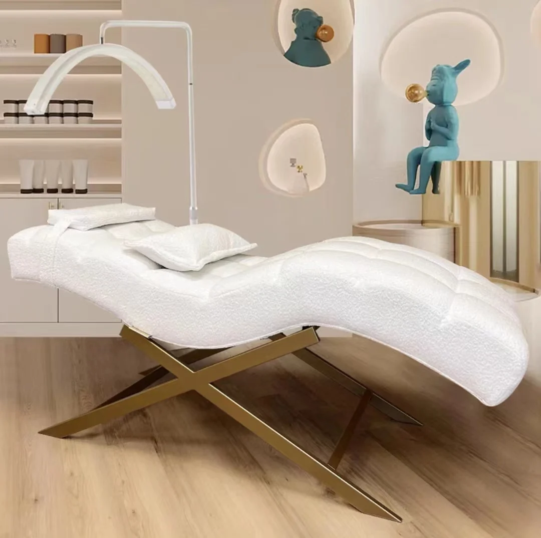 Tattoo Massage Bed - Modern Luxury Curvy Eyelash Bed Beauty Salon
