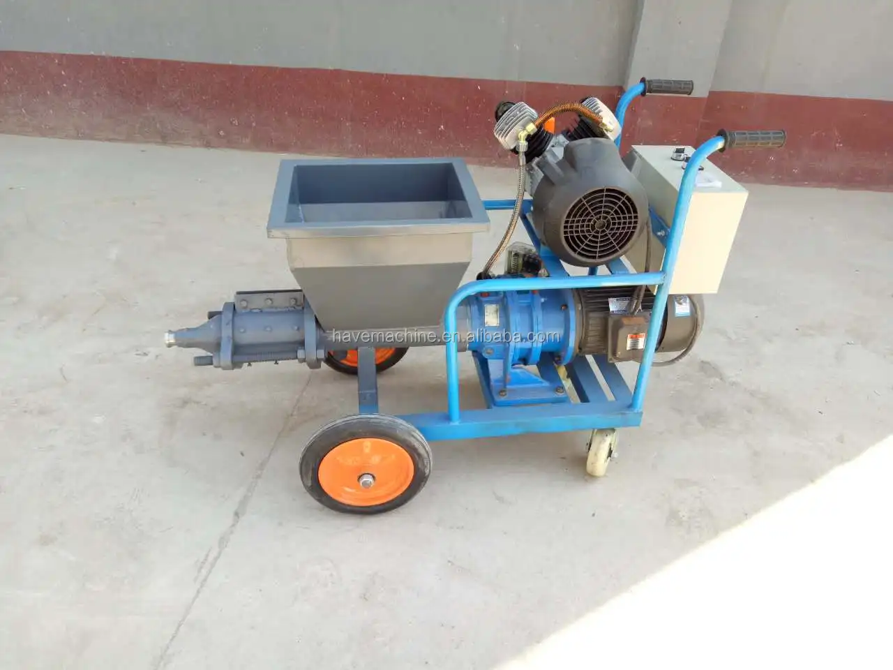 Shanghai High Quality Cement Mortar Stucco Sprayer Spraying Sand ...