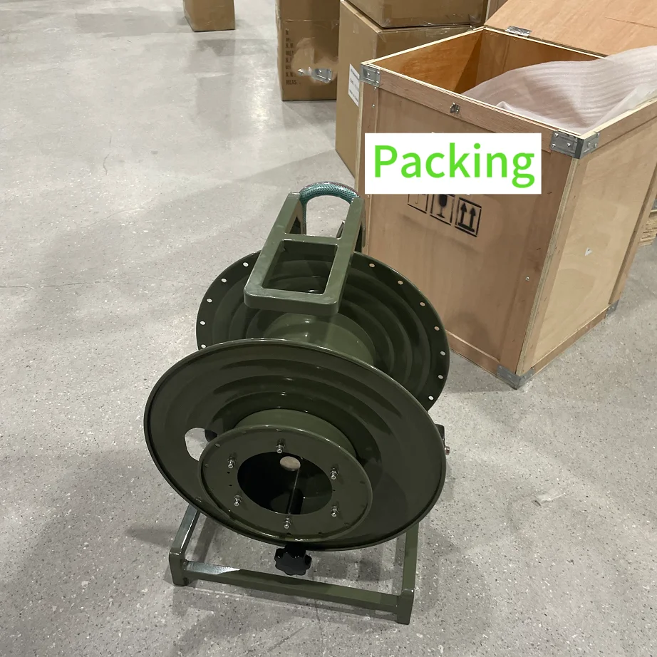 Portable Metal Cable Reel - Durable & Versatile Solution