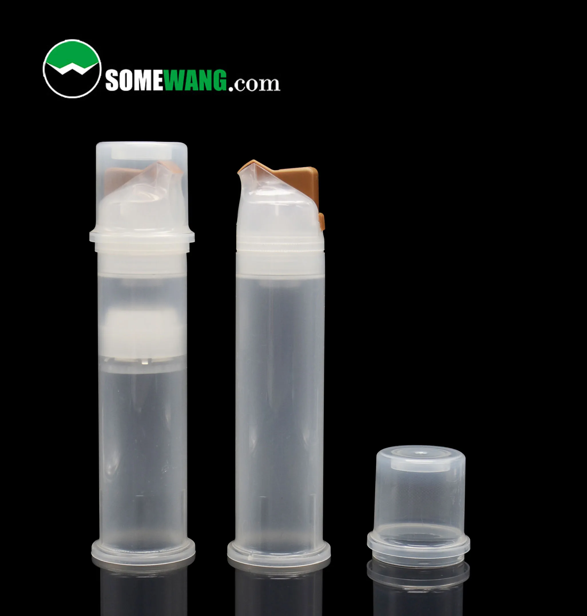 SOMEWANG 60ml 120ml plastic toothpaste container PP airless toothpaste ...