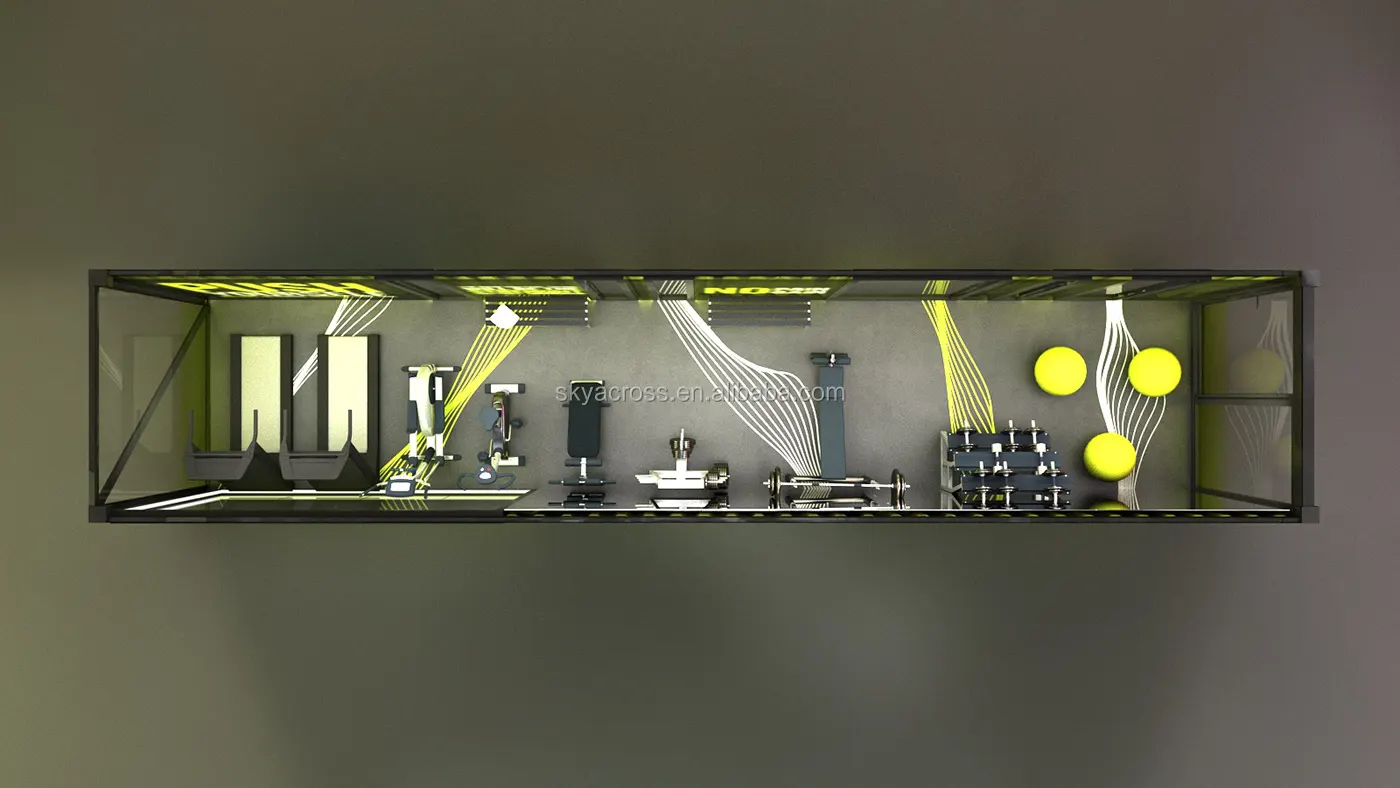 Tiny Houses Prefab Kit - Gym Container for Sale & More