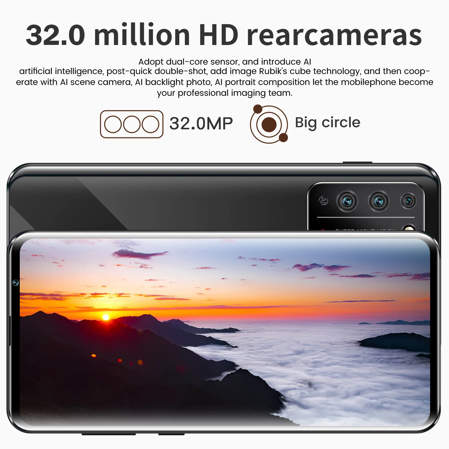 Advance Sale Smartphones X10 Pro With 6.8 Inch Screen 8gb+256gb Large ...