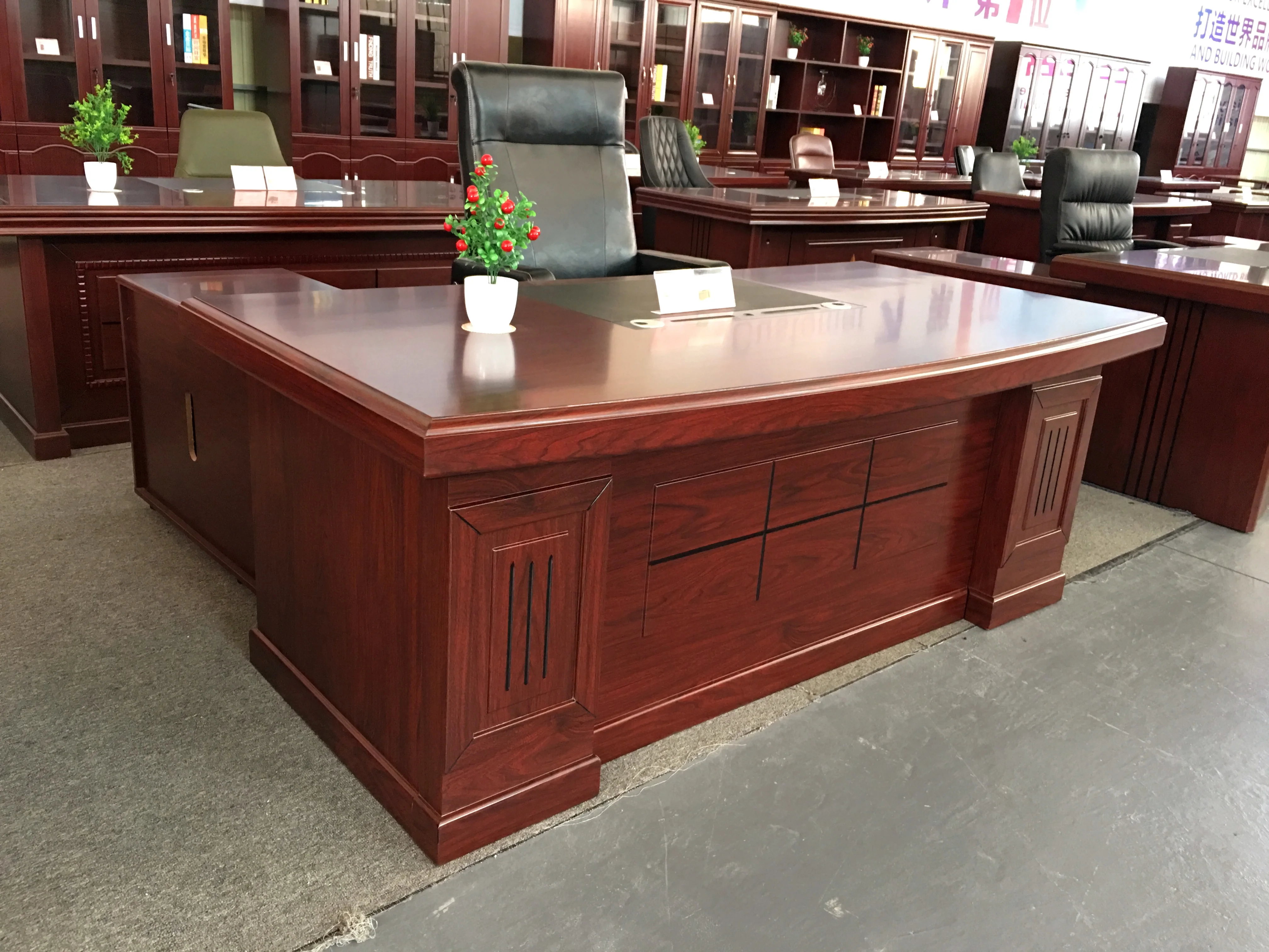 Mdf Wooden L Shape Office Table Executive Office Furniture From China ...