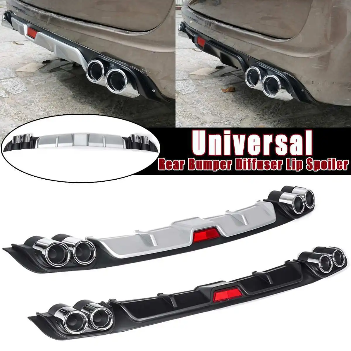 Universal Rear Diffuser For Any Cars Rear Diffuser - Buy Automotive ...