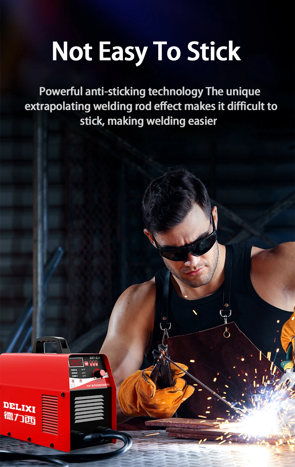 DELIXI Arc Welders ZX7-400 Double Voltage 220V 380V inverter arc ...