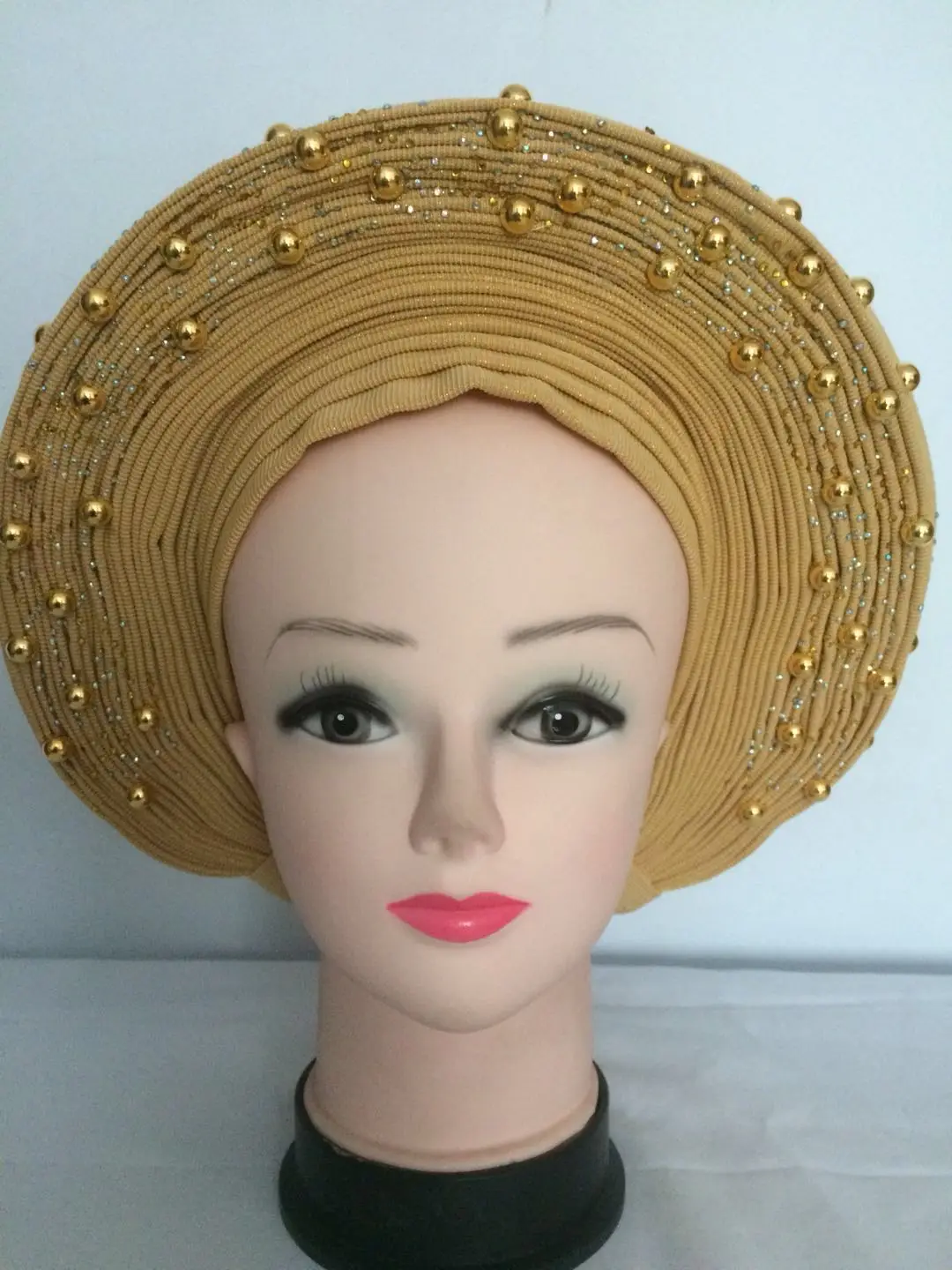 2020 new style African autogele headtie K18009 Nigerian Headtie with ...