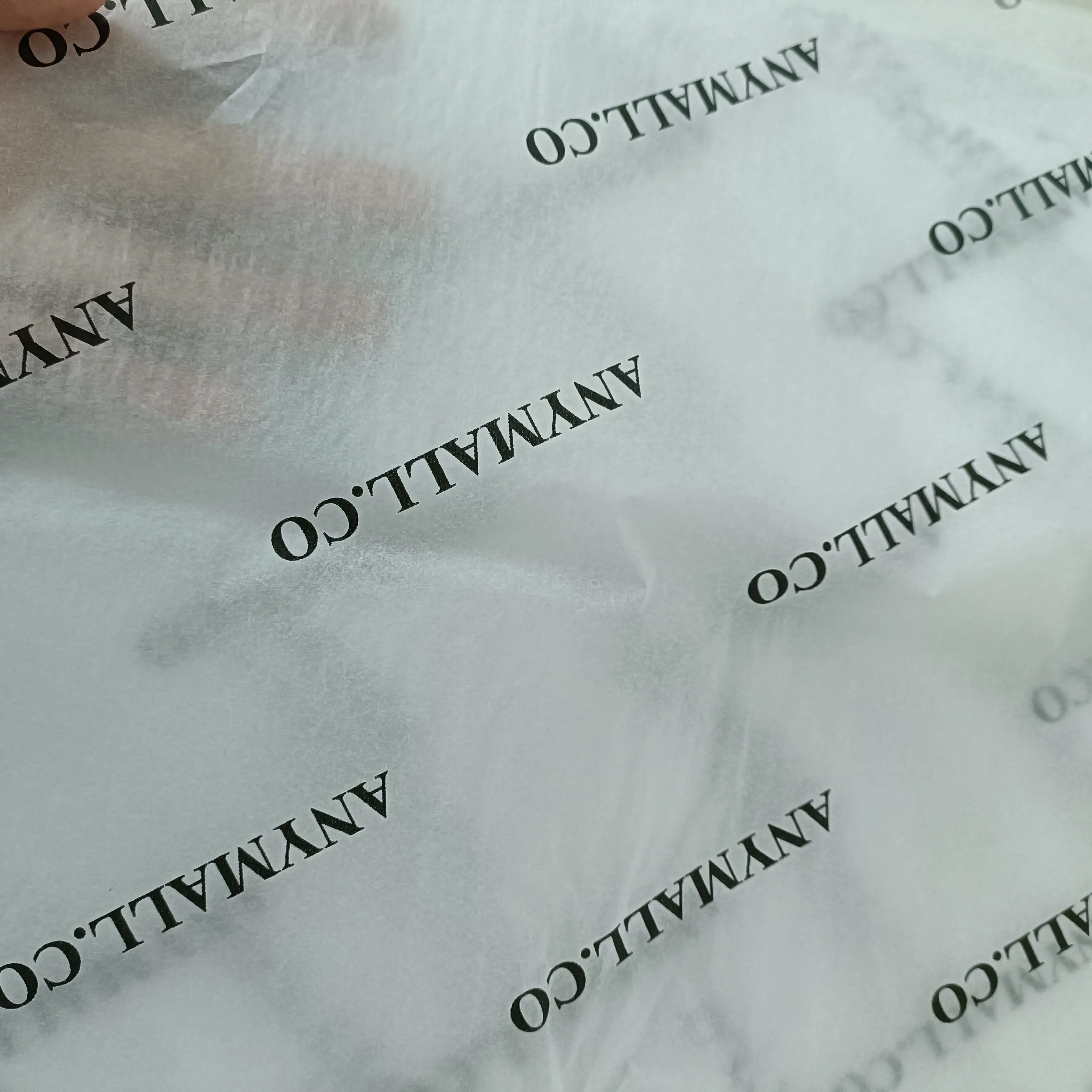 17gsm Custom Printed Logo White Wrapping Tissue Silk Paper For ...