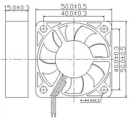 50mm Axial Flow Blower Fan Dc 5015 5v 12v 24v Dc Cooling Fan For Air ...