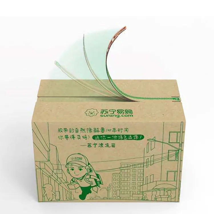 Corrugated Mailing Box with Tear Strip & Zipper - Custom Food Packaging ...
