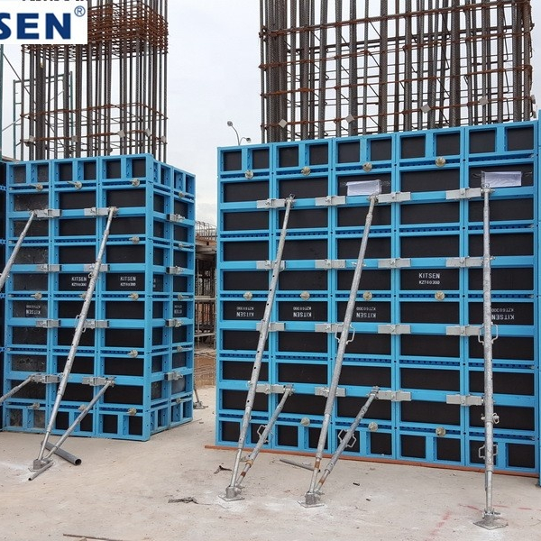 Precast Concrete Shuttering Panels Forms Aluminum Wall Formwork Pillar ...