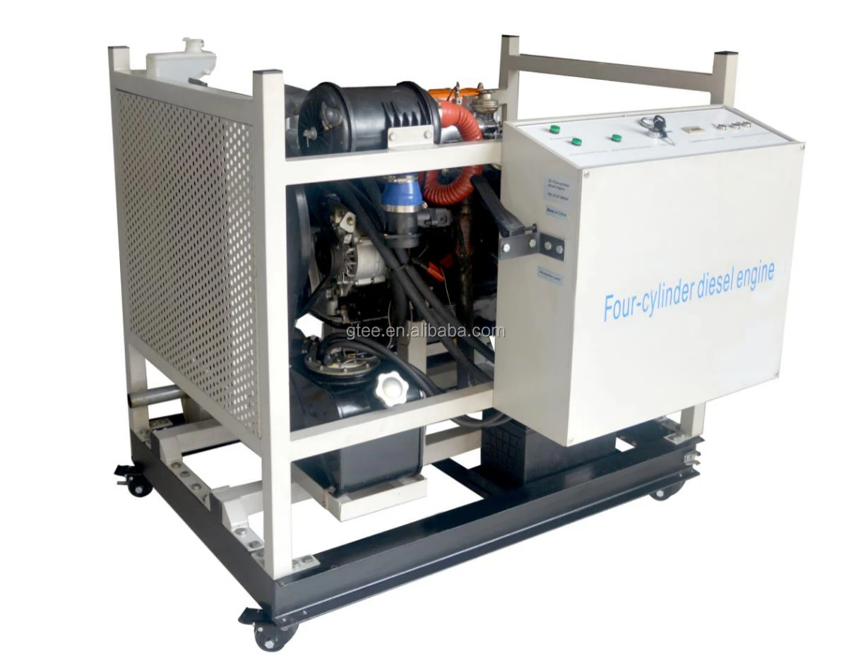 Educational Four-Cylinder Diesel Engine Training Model