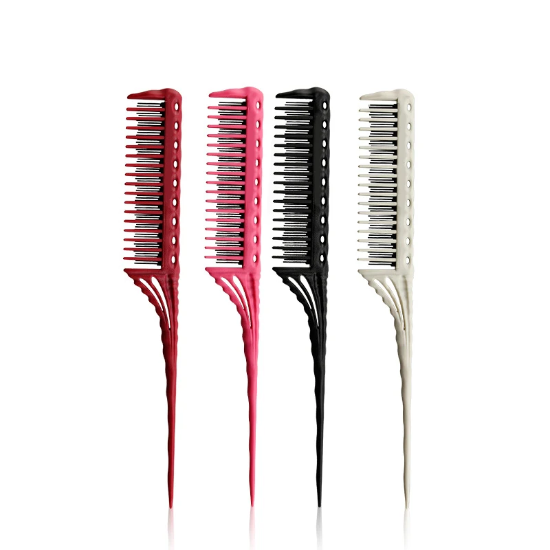 Heat Resistant Carbon Fiber Comb Hair Straightener Magic Sharp Rat Tail Comb Buy Heat